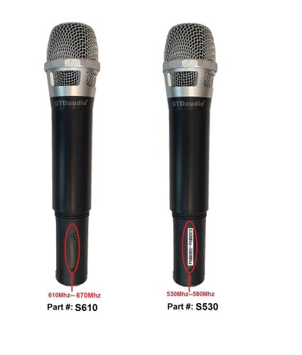 Wireless Handheld Microphone 6S - GTD Audio